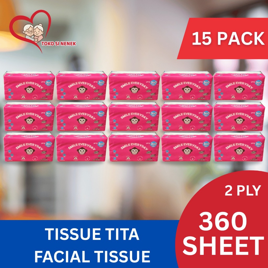 TISSUE [PACKAGE 15 PACK] TISSUE TITA SOFT 2 PLY 360 SHEET | TITA SOFT ...