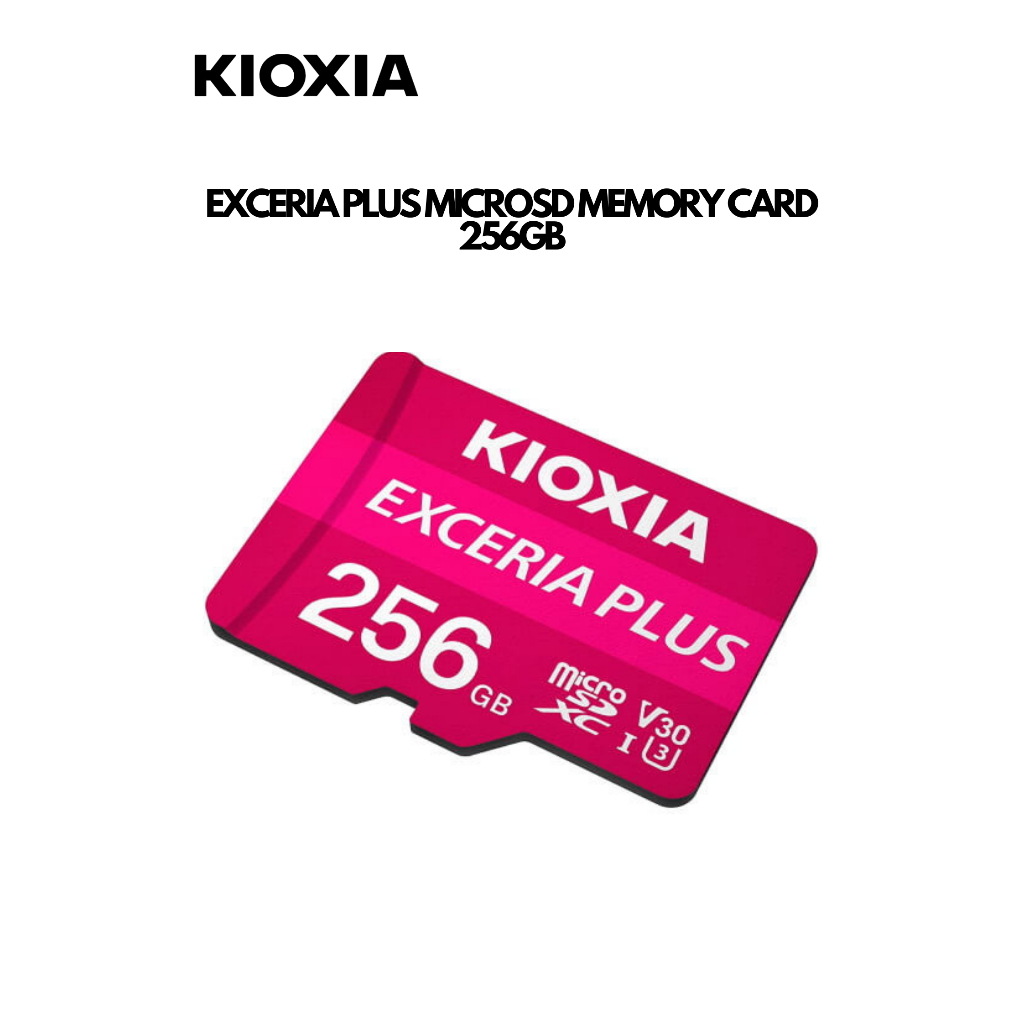 KIOXIA MicroSD 256GB SDXC UHS-3 Class10 R100/W65 Exceria Plus with Adapter | Shopee Philippines