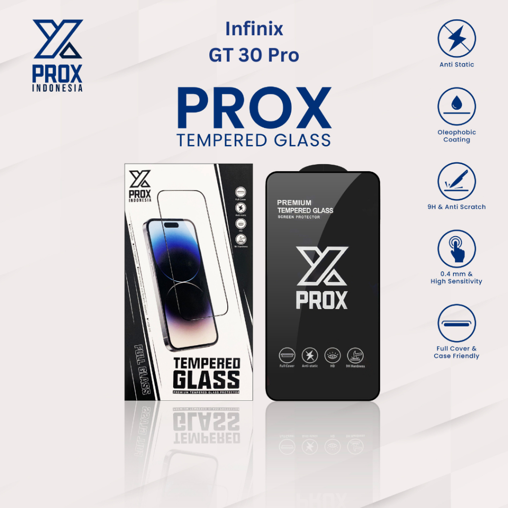Tempered GlassPROX For Infinix GT 30 Pro Full Cover Clear | Shopee ...