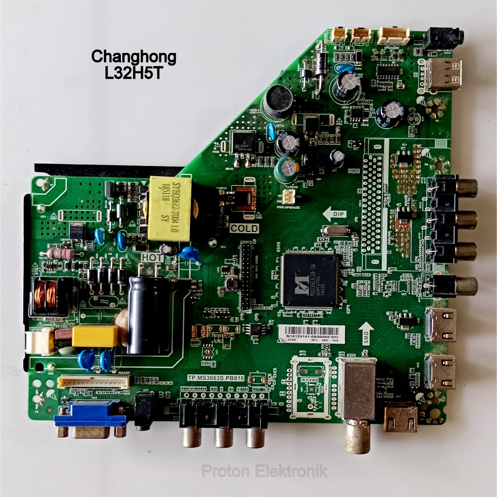 MESIN Changhong L32H5T LED TV Mainboard Machine Motherboard TP.MS3663S ...