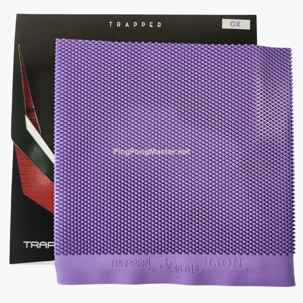 Lion Trapper OX VIOLET - Long Pimple Rubber Pingpong Bat Table Tennis ...