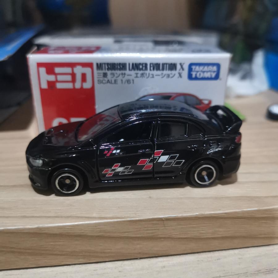 Tomica Custom Mitsubishi Lancer Evolution X Ralliart Livery Black ...