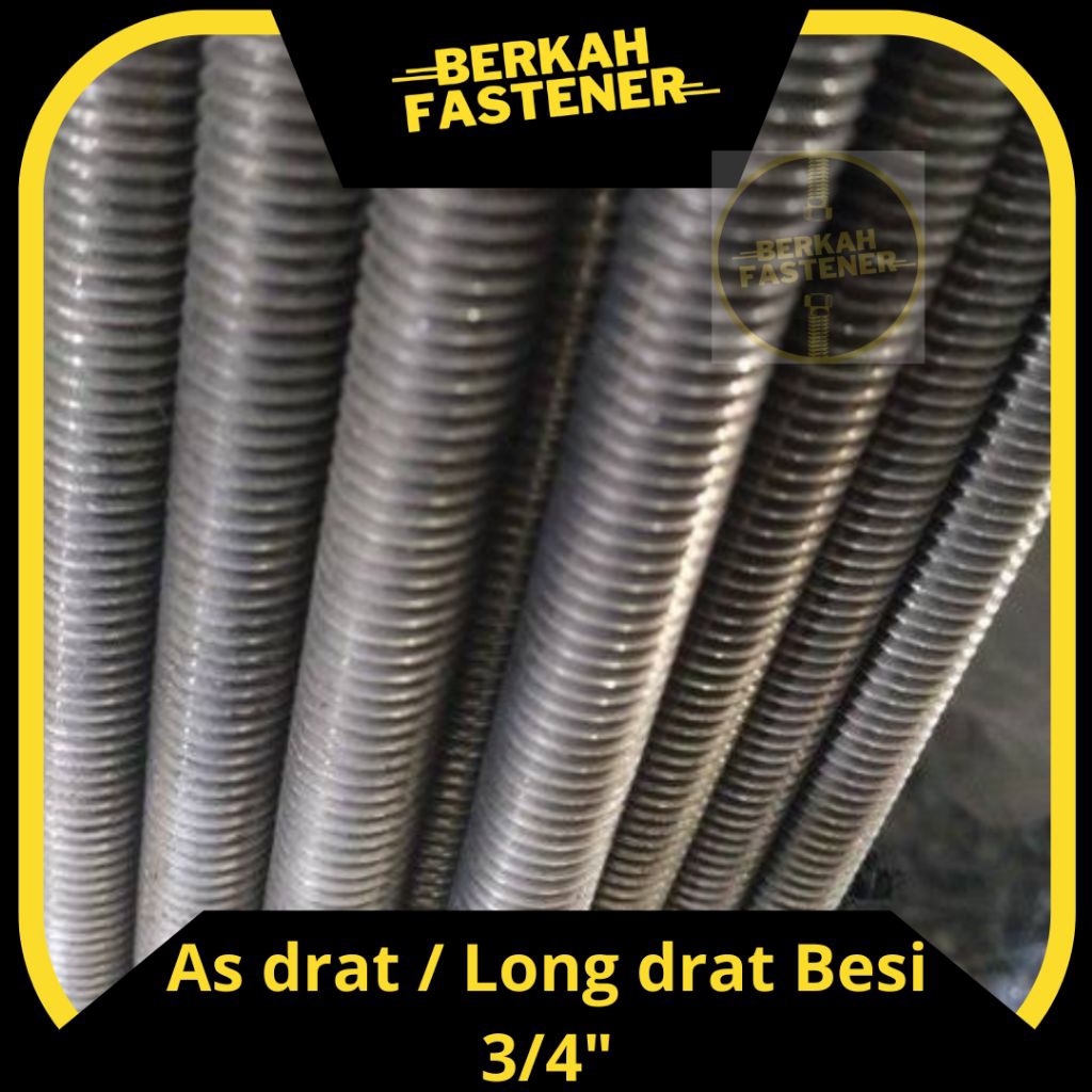 Threaded Axle Longdrat Iron Inch 3/ 4" x 1 meter | Shopee Philippines
