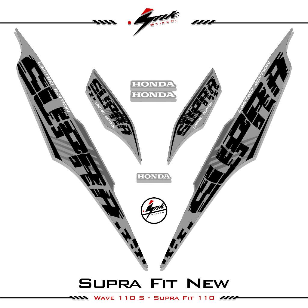 Striping Supra Fit New Wave 100 S Sticker Wave 100 Supra Fit S Stock ...