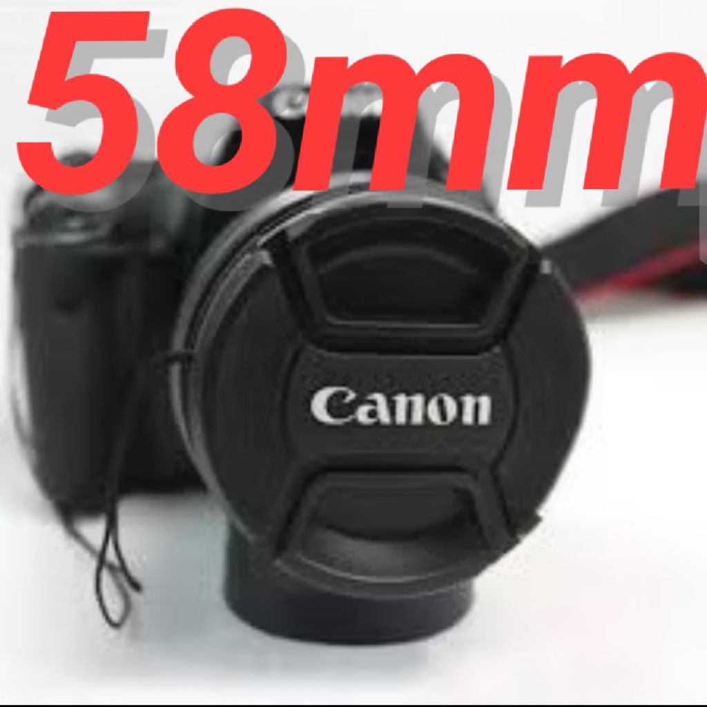 Canon ef lens cap 18-55mm lens cap Canon 58mm front cap Canon eos lens ...