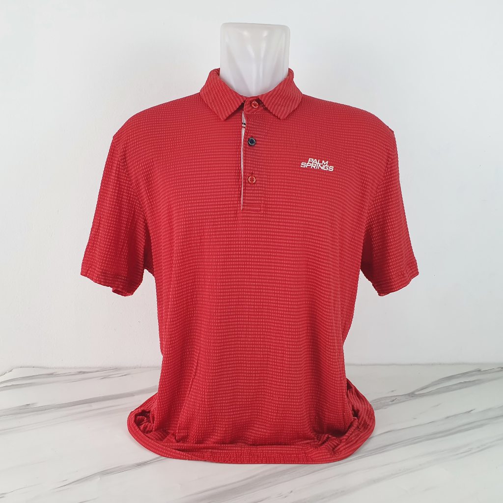 PALM SPRING Polo Shirt - Size XL to XXL - Chest Width 57 cm - Original ...