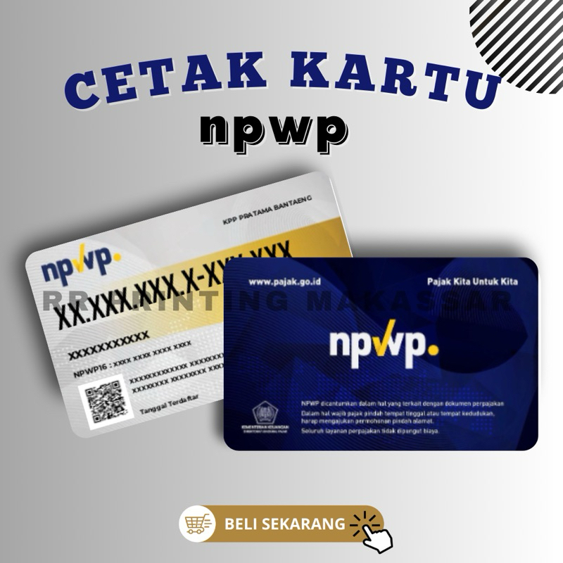 Print NPWP CARDS / NPWP CARDS / PRINTING ONLY | Shopee Philippines