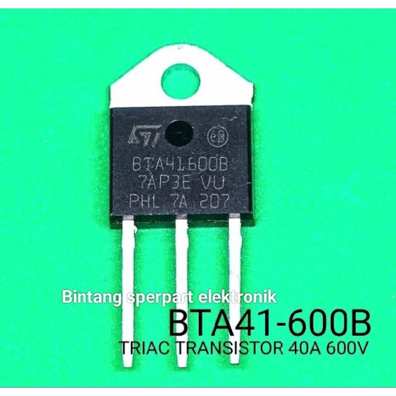Transistor BTA41-600B 40A 600V TRIAC TRANSISTOR BTA41 600B IC ...