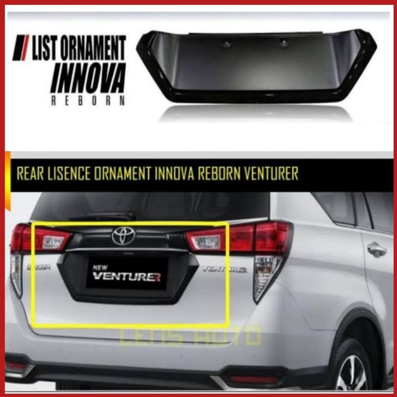 Innova Reborn 2016up ISK License Plate Holder Ornament | Shopee Philippines