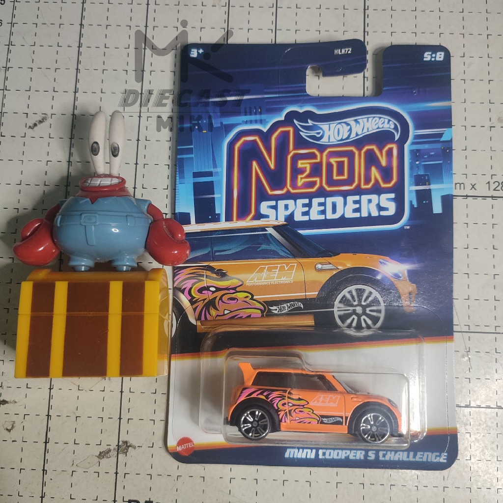 Hot WHEELS MINI COOPER S CHALLENGE NEON SPEEDER SERIES | Shopee Philippines