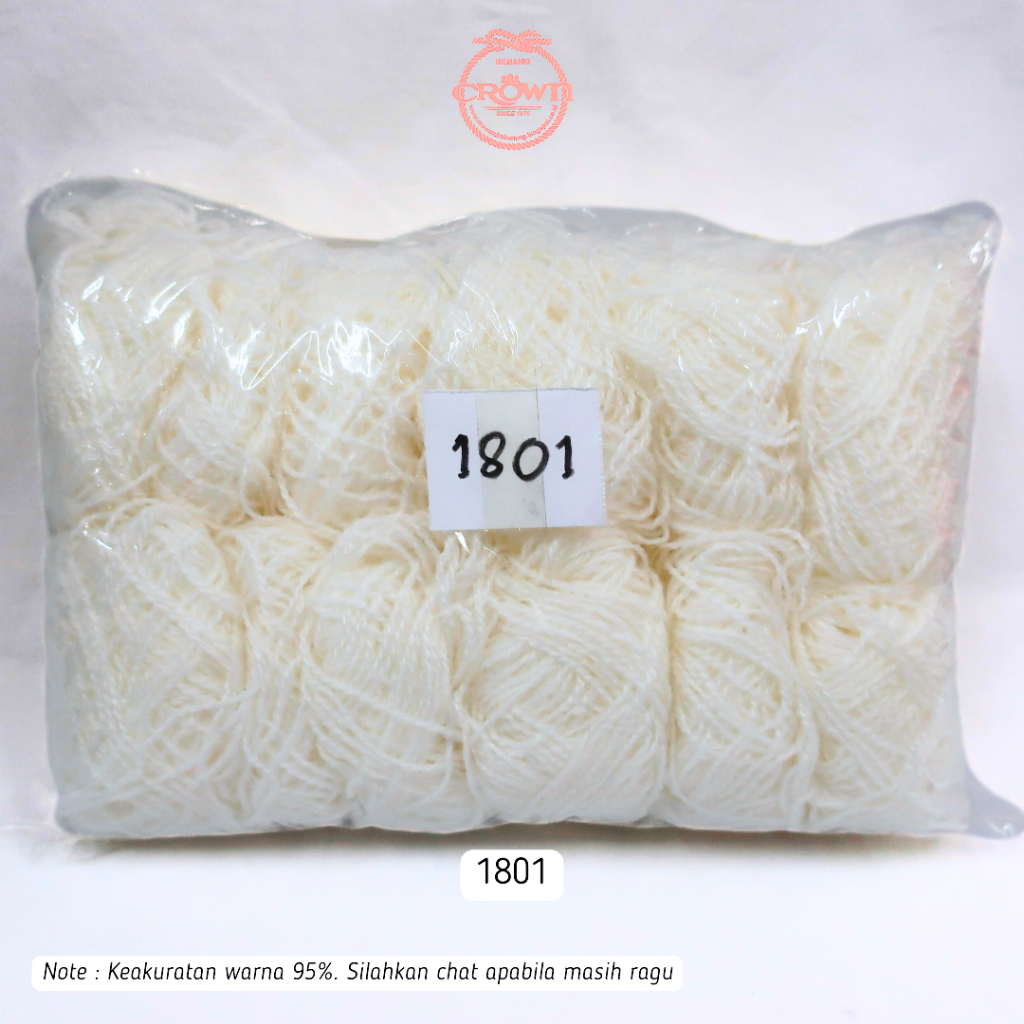 PUTIH Small Ply Wool Yarn/Siet/Acrylic Yarn (White) | Shopee Philippines