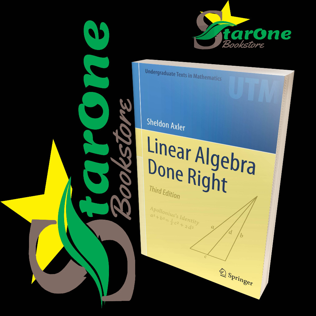 Linear Algebra Done Right (Sheldon Jay Axler | Shopee Philippines