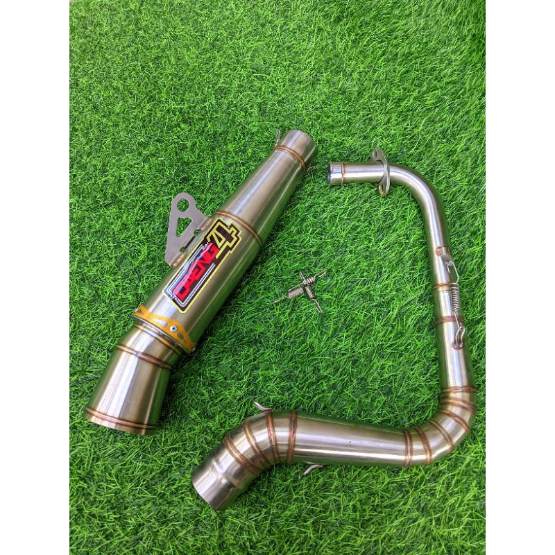 Daeng Sai4 pipe 51mm Cobra Mio Sporty Mio Soulty Beat Fi Click V1 Aerox ...
