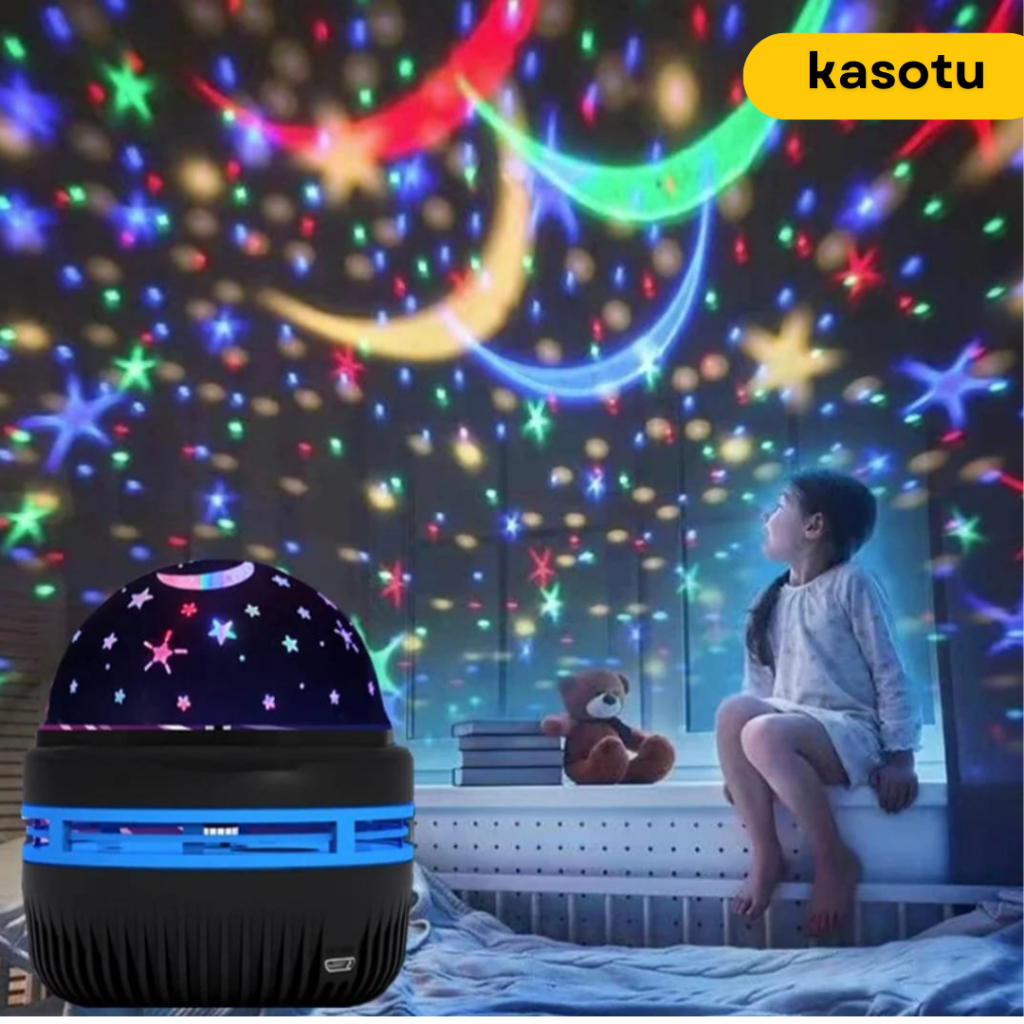 Aesthetic Bedroom Projector Led Light RGB Starry Night Sky Galaxy Mini ...