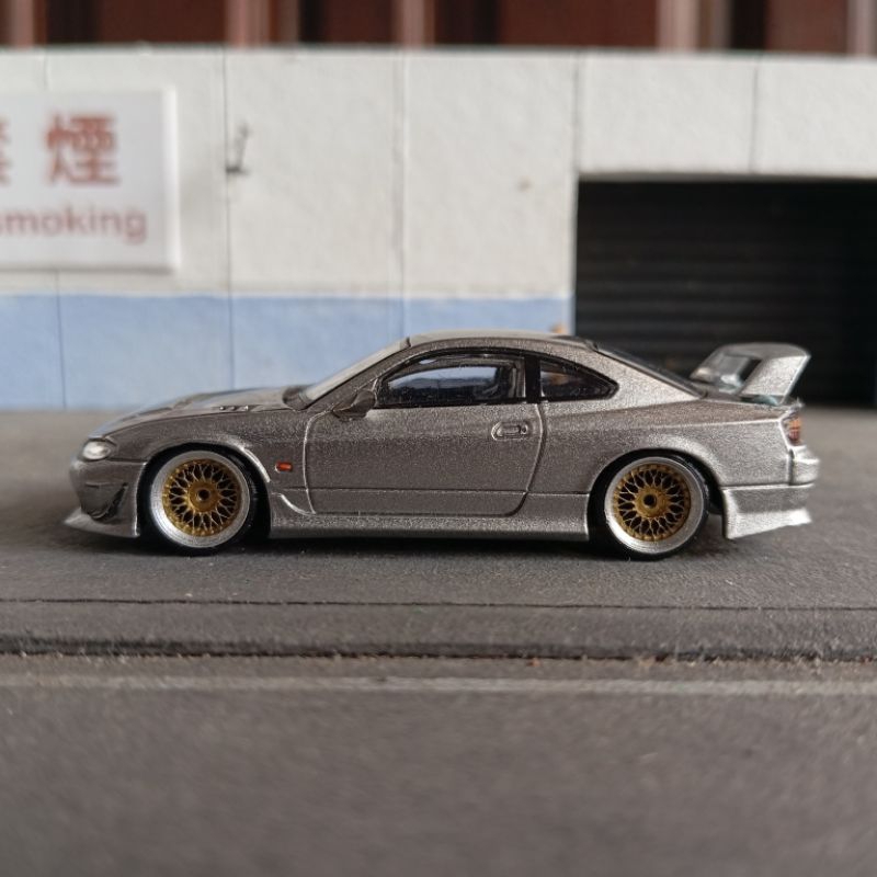Mini gt minigt Nissan Silvia Top secret gray gray silver with resin ...