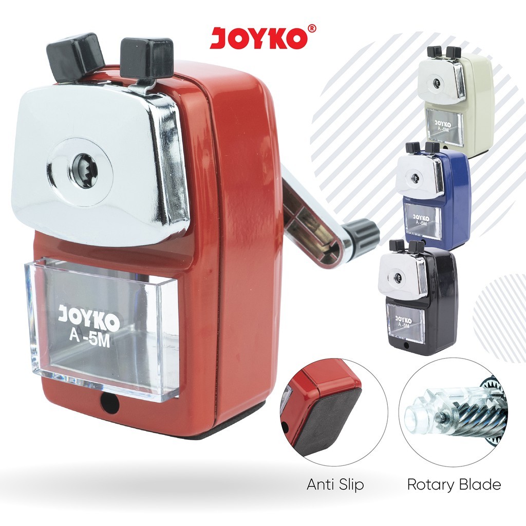 Joyko A-5M Rotary Sharpener / Small Sitting Desk Pencil Sharpener ...