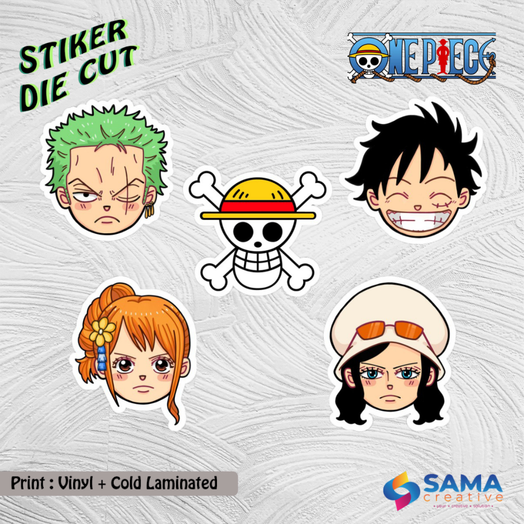 HP One Piece - Die Cut Vinyl Sticker - Cellphone, Laptop, Motorcycle ...