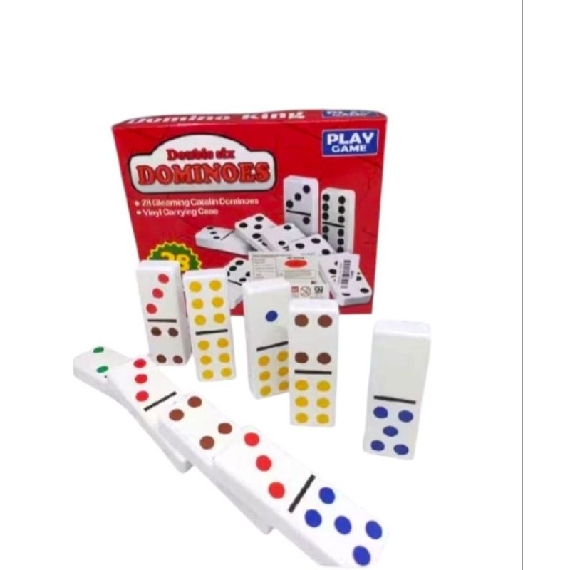 Domino Board Game / Gaple Card / Dominoes Gallwood Stone | Shopee ...