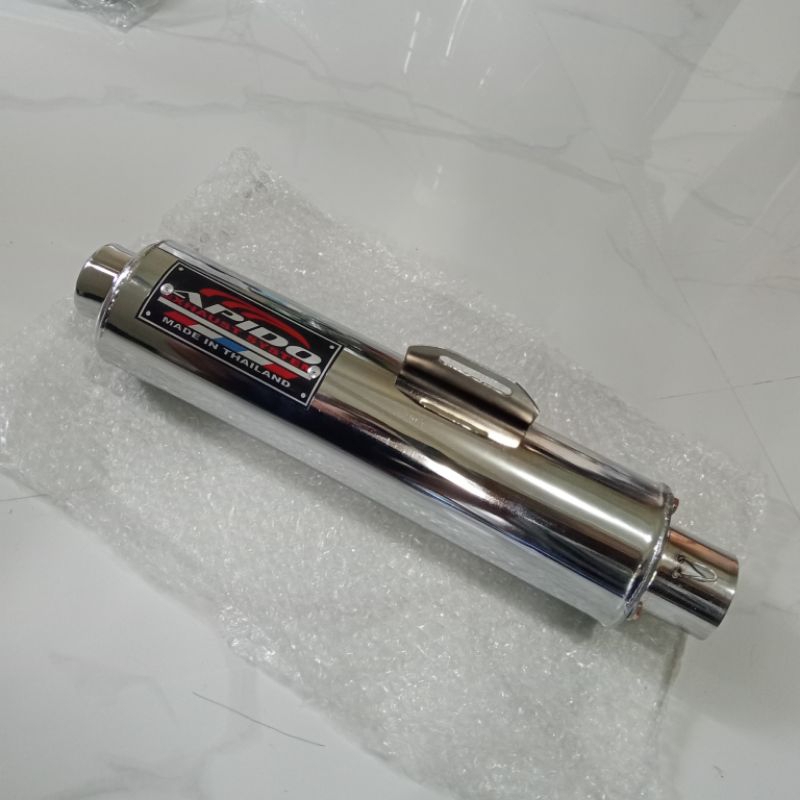 Open Exhaust Apido Canister only Raider 150 + Adapter in 51mm | Shopee ...