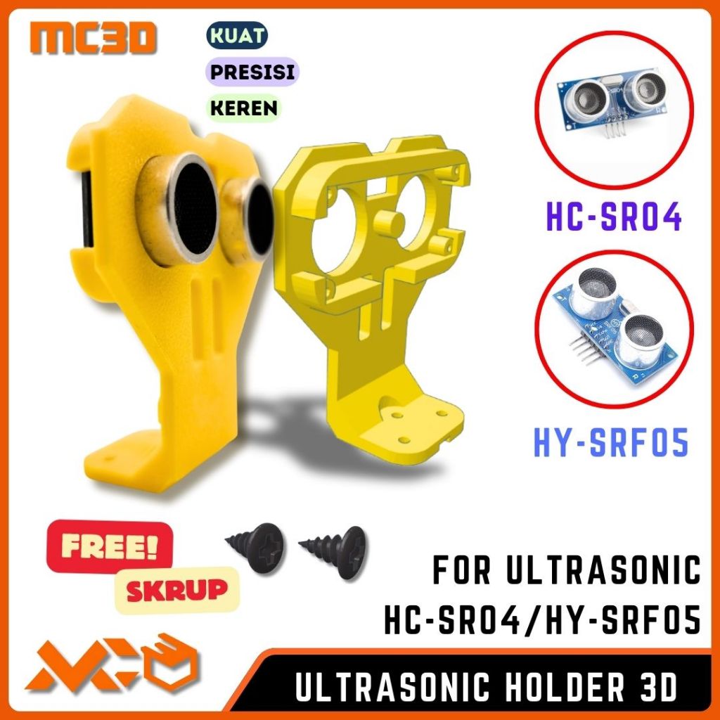 Hc-sr04 / HY-SRF05 Ultrasonic Bracket Mounting Holder Ultrasonic Sensor ...