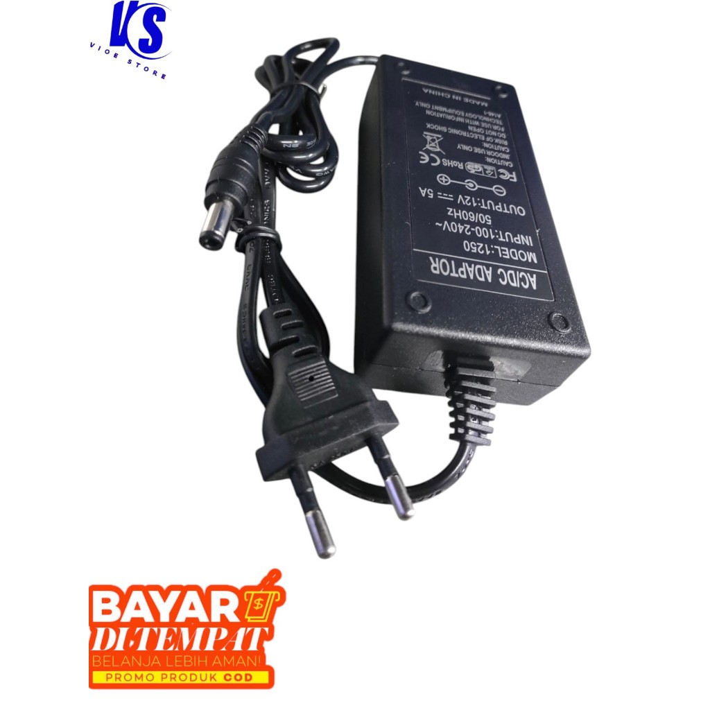Original 12V 5A LED monitor adapter | Shopee Philippines