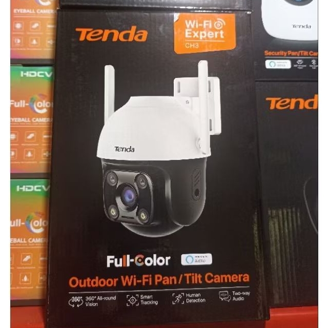 TENDA Tent CH3 Camera CCTV Outdoor 1080P 360 HD WI-FI PAN Tilt | Shopee ...
