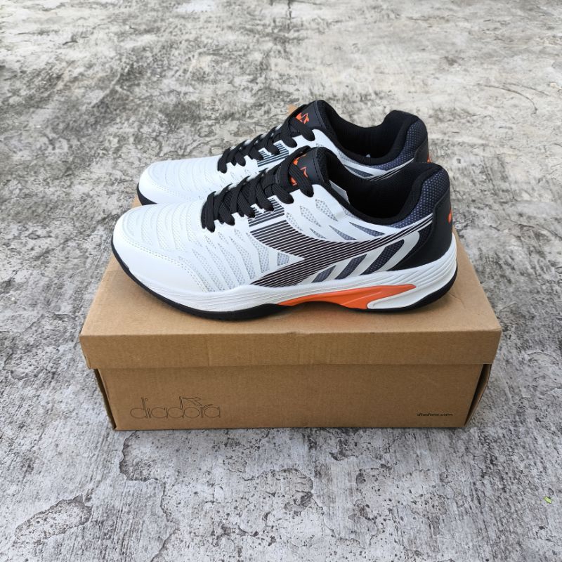 Original DIADORA KESUKI WHITE Men's Tennis Shoes | Shopee Philippines