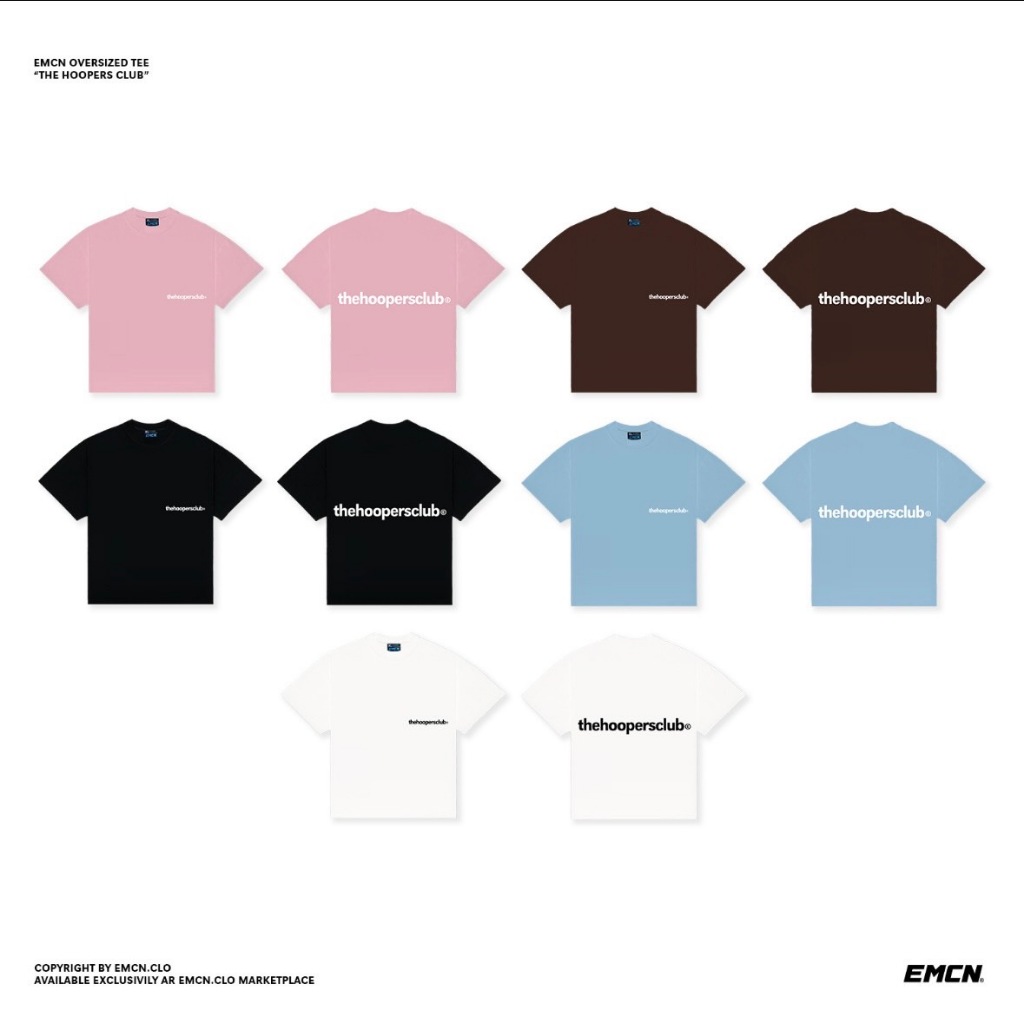 Emcn Oversized Tee thehoopersclub | Shopee Philippines