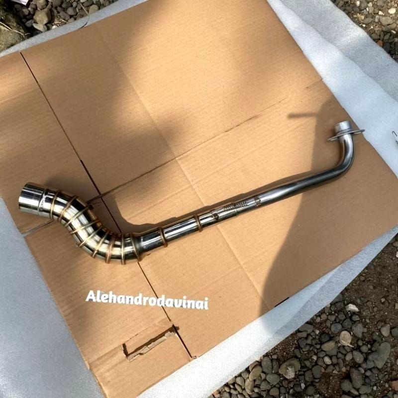 Highmount power rangers pipe Big elbow 51mm For xrm 125 fury 125 wave ...