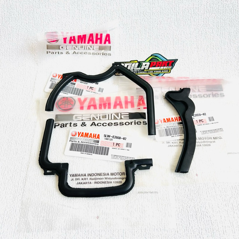 MESIN ORIGINAL YAMAHA MIO NOUVO MIO SOUL ENGINE COVER RUBBER SET ...