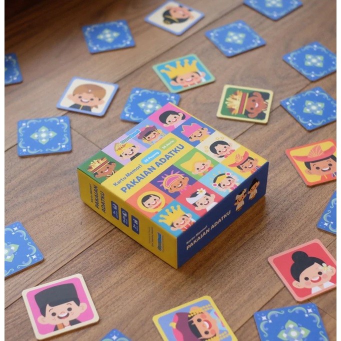 Batek Children's toys Board Game Memory cards my traditional Clothing ...