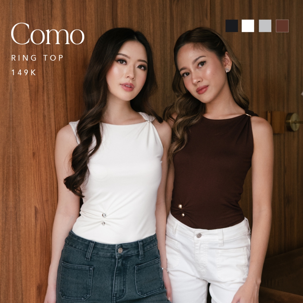 Como Ring Top -- Ocha Wear X Valerie Pattern | Trendy Casual Comfy Tank ...