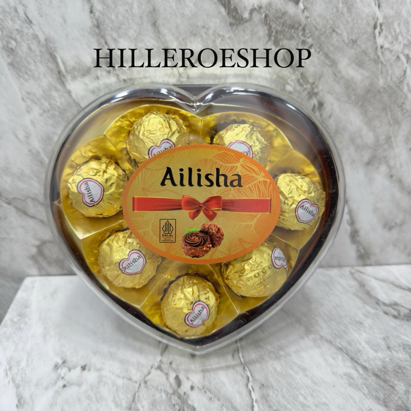 Chocolate AILISHA 100GR WAFER BALL CHOCOLATE 100GRAM PACKAGING LOVE ...