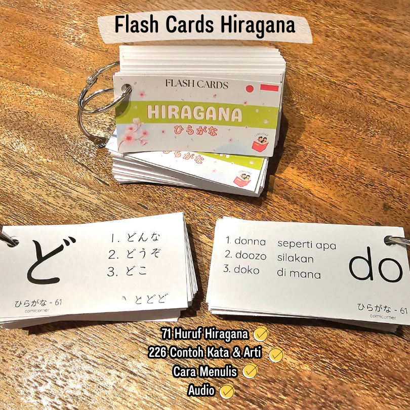 Hiragana and Katakana Flash Cards Japanese Language for Beginners ...