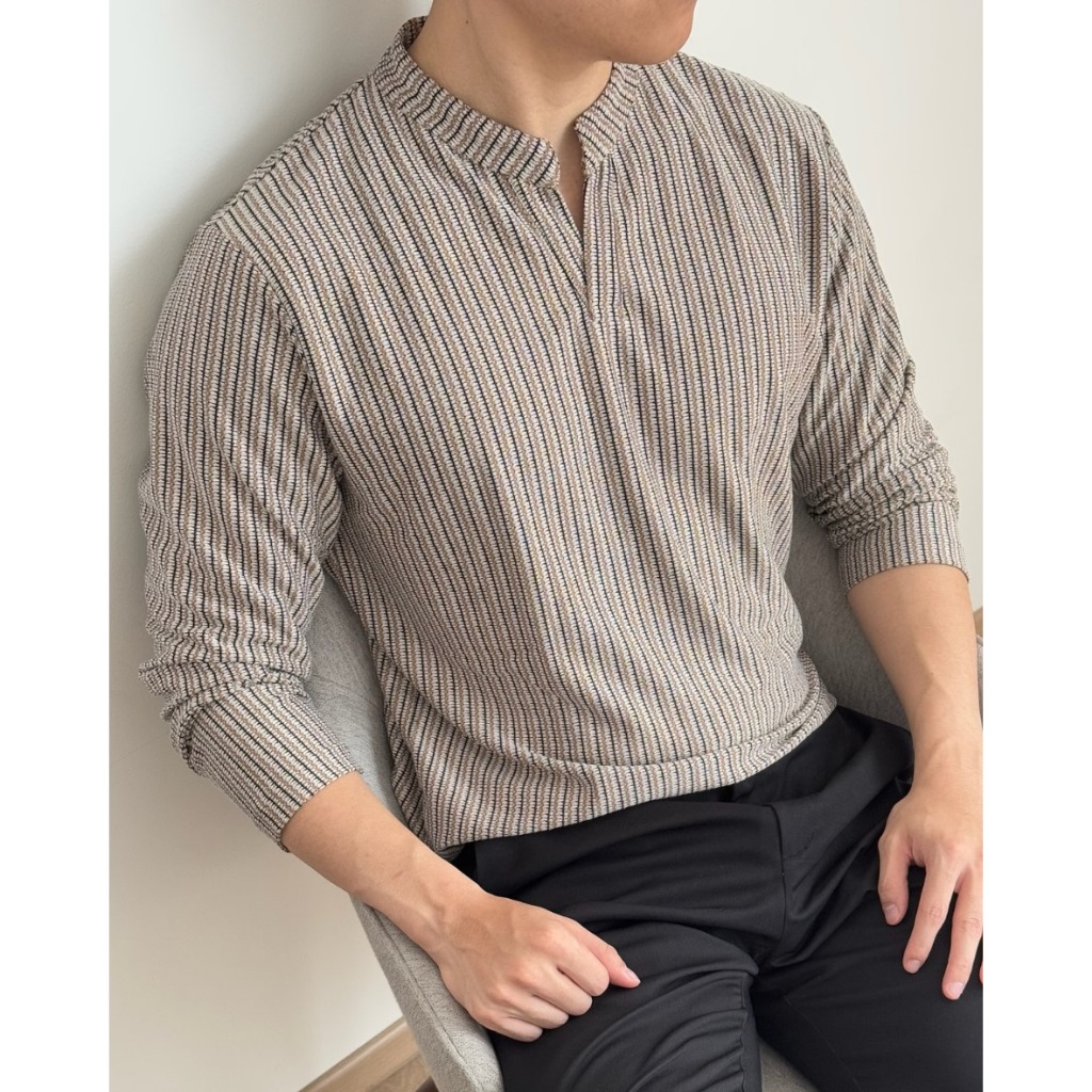 Kadaka MT-0204 Long Sleeve Men Knit Top | Men's long sleeve top ...