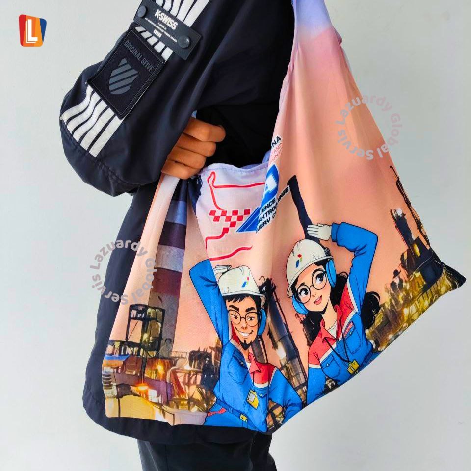 Ecobag EB4 CUSTOM FREE DESIGN BY PERTAMINA | Shopee Philippines