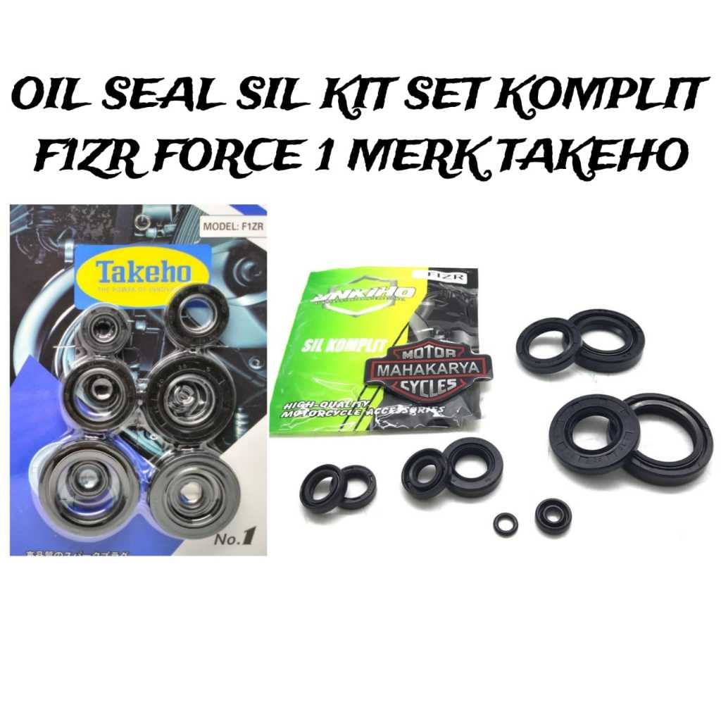 Oil SEAL SIL KIT COMPLETE SET F1ZR FORCE 1 BRAND TAKEHO | Shopee Philippines