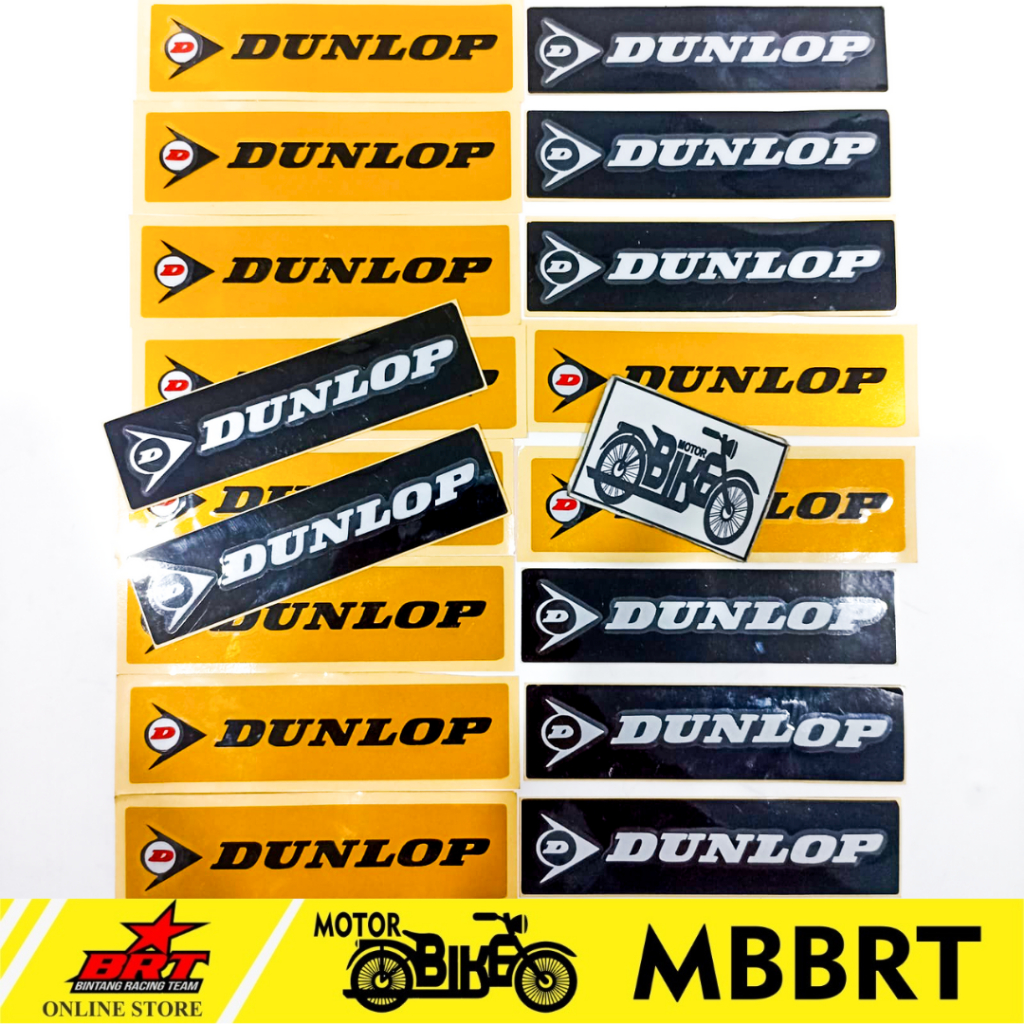 Sticker DUNLOP LOGO STICKER GLOSSY PRINT STICKER | Shopee Philippines