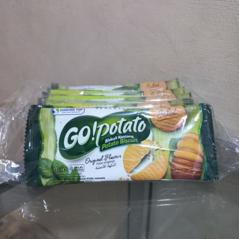 Go Potato 1 Pack Contains 10pcs @17g Original Flavor Potato Biscuits ...