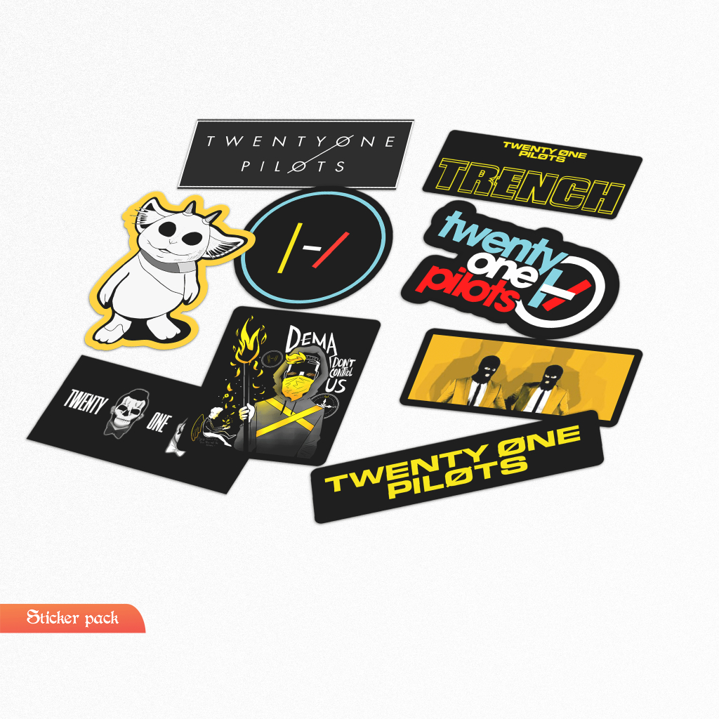 Twenty One Pilots band sticker pack | Shopee Philippines