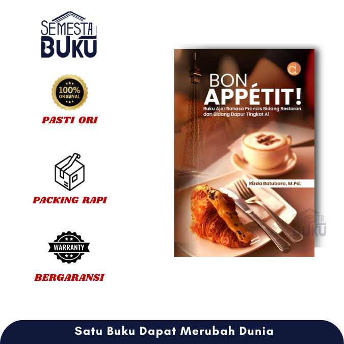 Bon Appétit's book! French Language Textbook for Restaurant and Kitchen ...