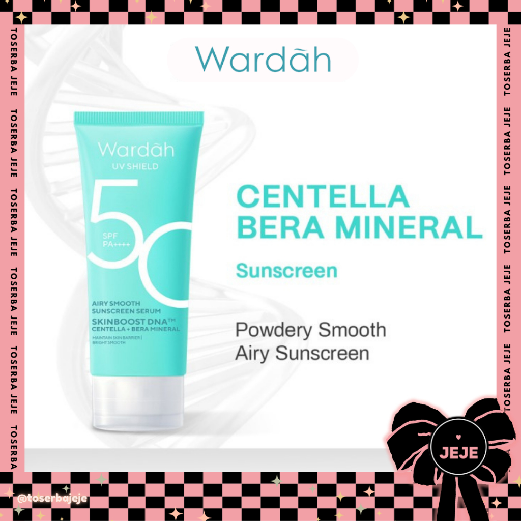 Wardah UV Shield Airy Smooth Sunscreen Serum SPF 50 PA++++ 25ml / 40ml ...