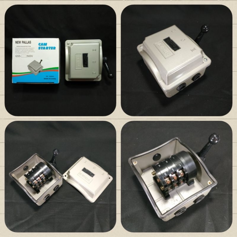 Ohm Cam Starter Switch Genset Handle Switch 3 Modes 3 Phase 30A 500V ...