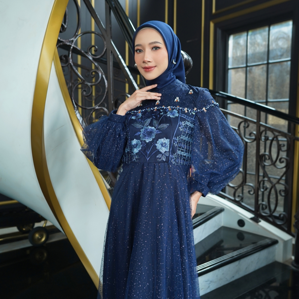 - Mylyf OFFICIAL - GANISA DRESS - RAYA SERIES - A LINE - DRESS - LONG - APPOINTMENT PREWED ...