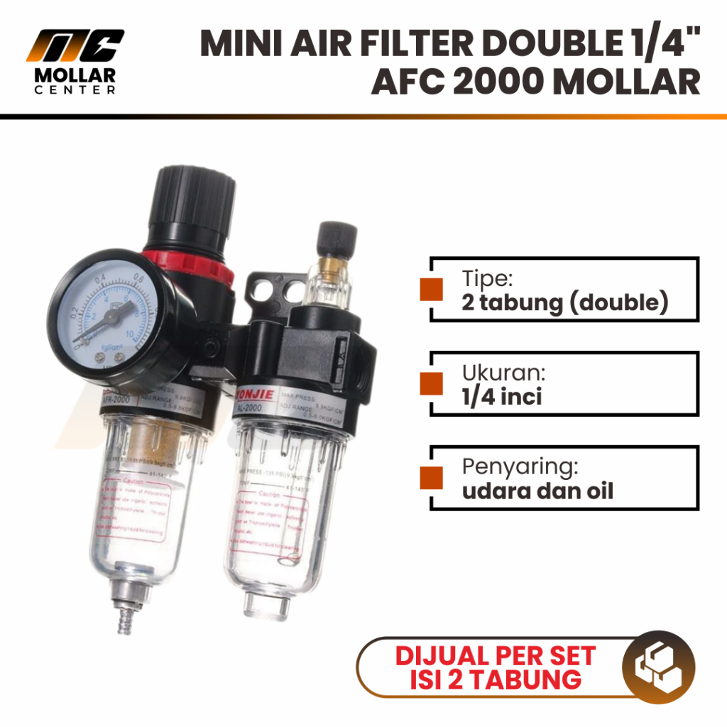 MOLLAR Mini Air Control Unit 0.25 Inch - Air Filter Air Compressor ...