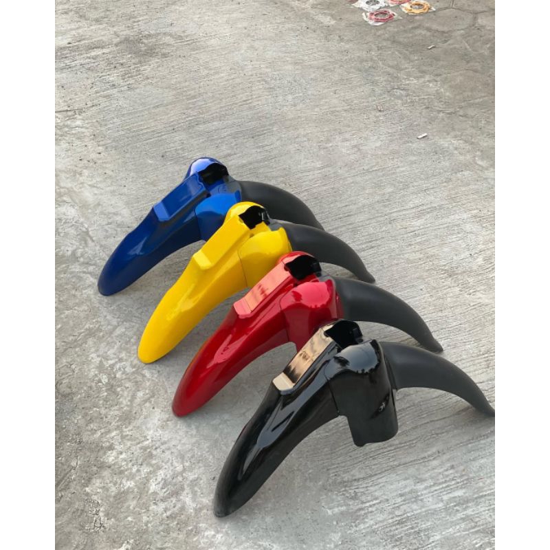 HITAM MERAH Yamaha 125 Z FIZ R front fender, thick ABS material, black ...