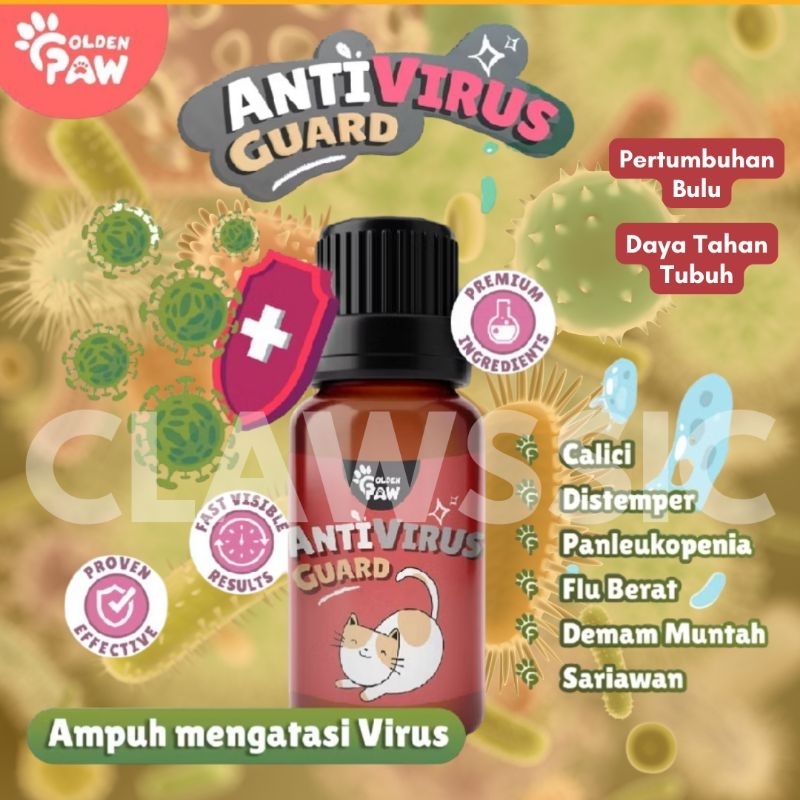 Golden Paw - AntiVirus Guard 5gr Medicine for Calici Distemper Virus ...