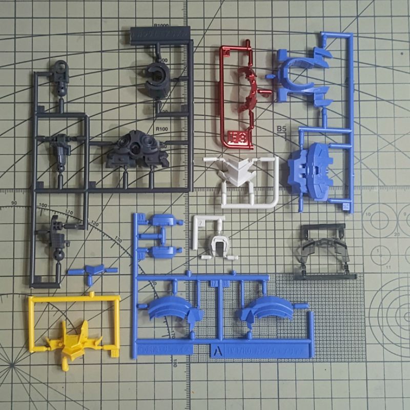 BANDAI FM 1/100 FULL MECHANICS GUNPLA GUNDAM AREIAL PARTS BODY TORSO ...