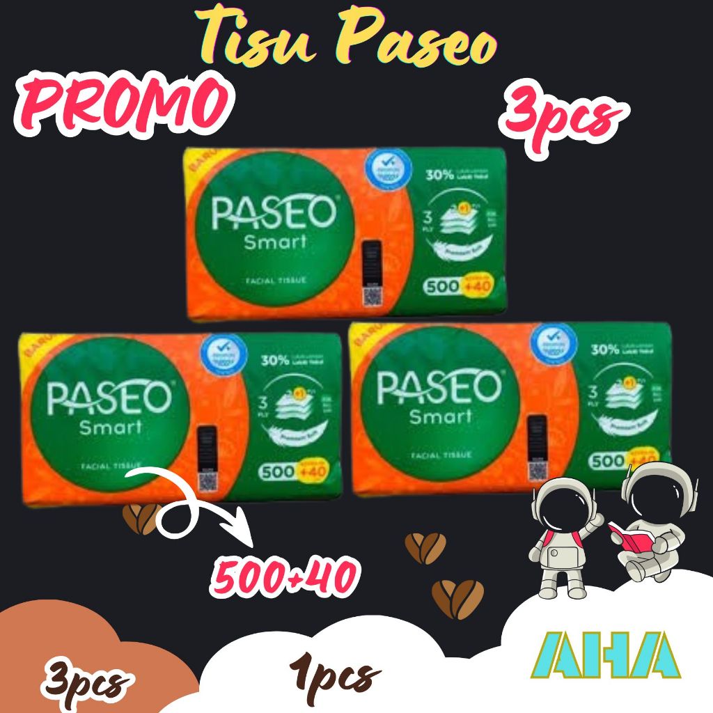 Paseo Facial Tissue 540 Sheets - Soft Tissues Pack | Shopee Philippines