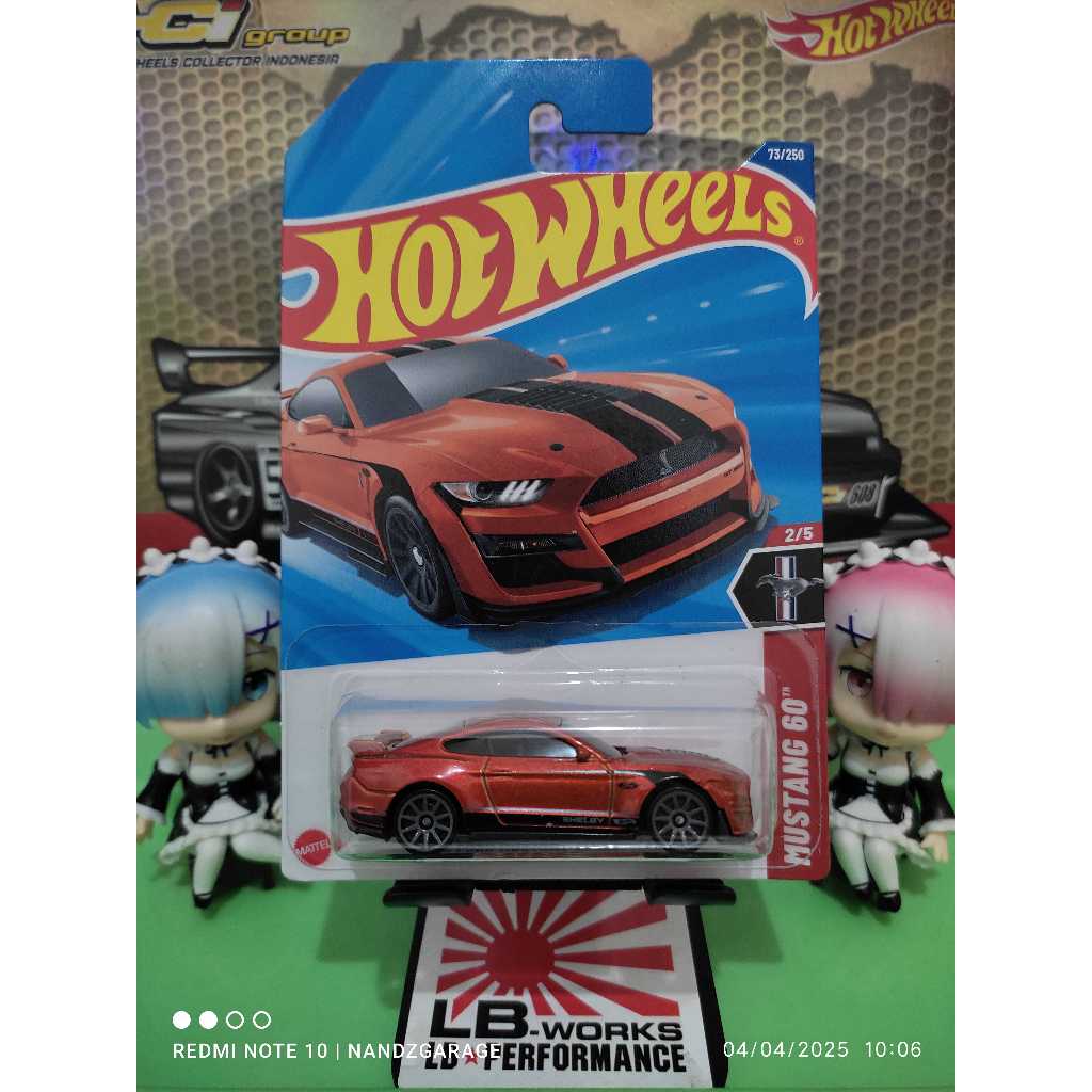 Hot Wheels Regular 2020 Ford Mustang Shelby GT500 Oren Card Damaged ...